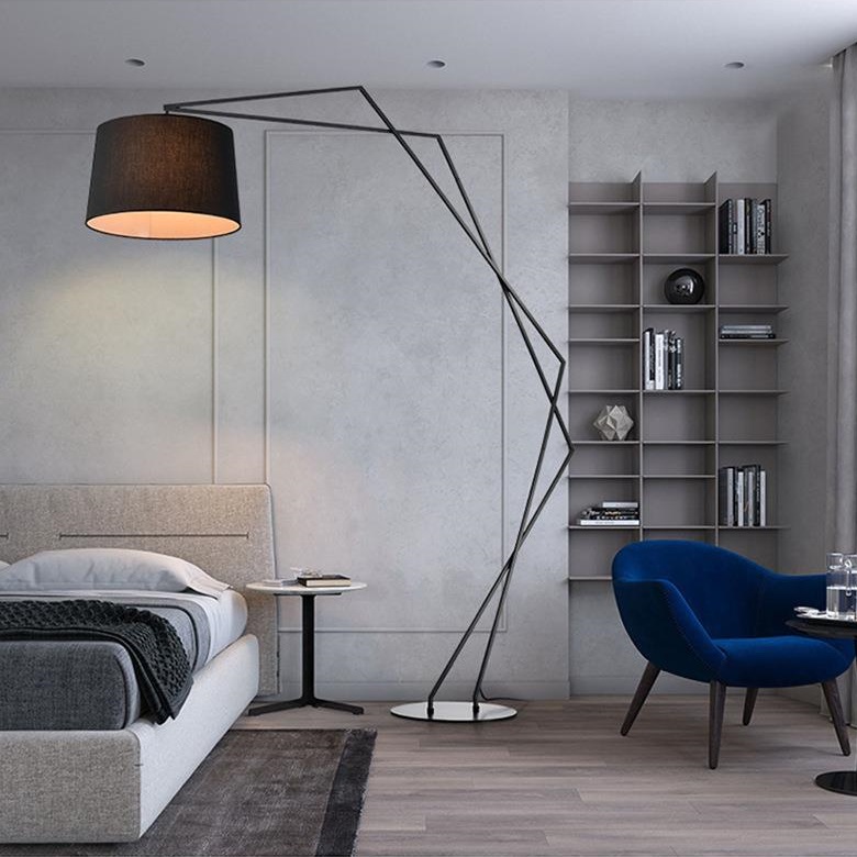 Geometric Cantilever Floor Lamp – VIVE. LIGHT
