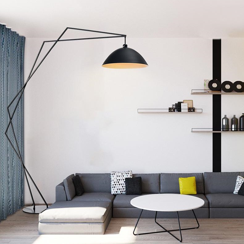 Geometric Cantilever Floor Lamp – VIVE. LIGHT